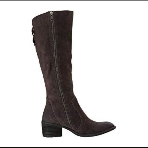 Born | Shoes | Nwot Felicia Dark Suede Leather Born Boot 7m | Poshmark